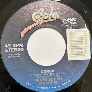 Miami Sound Machine / Conga - The Recommandable Latin 7 Inch